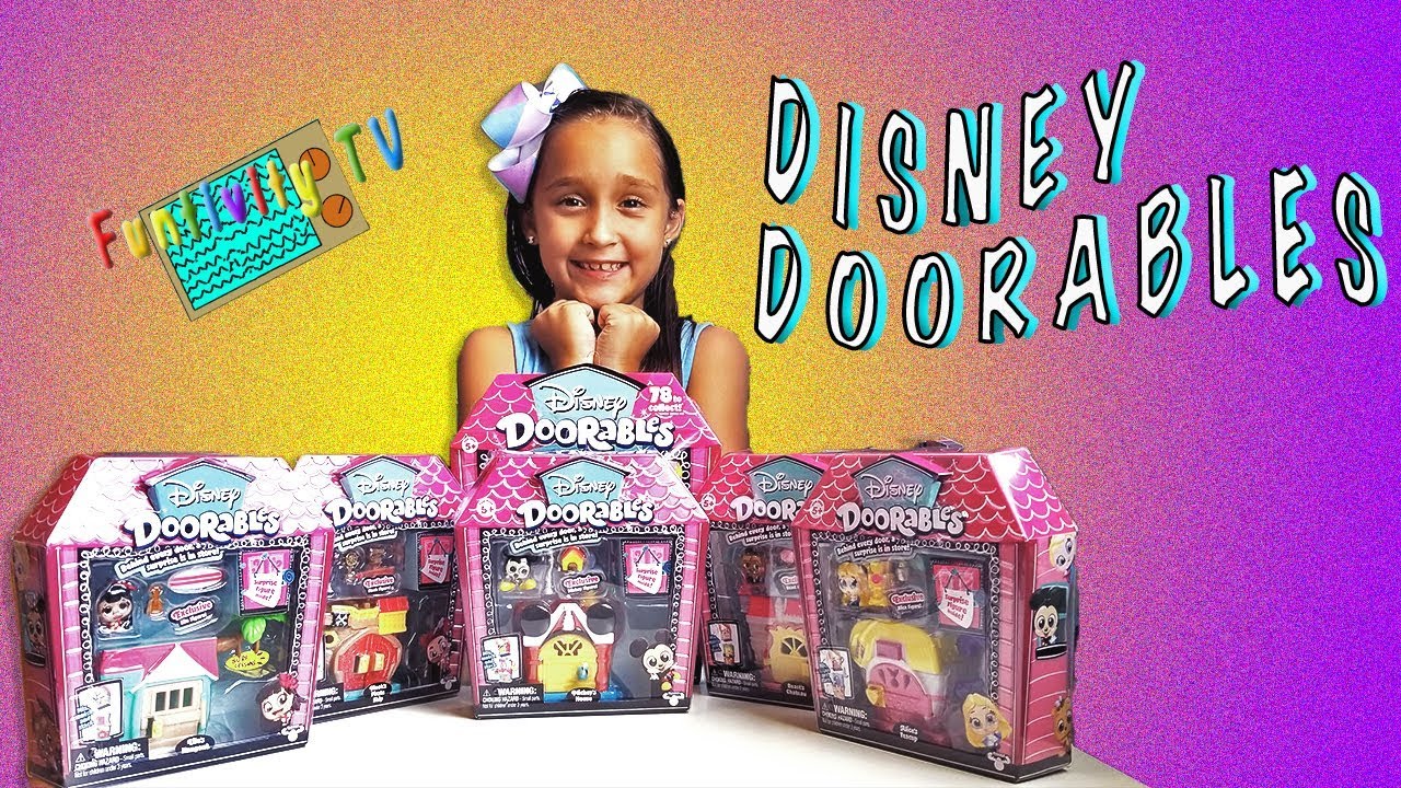 DISNEY DOORABLES Unboxing Haul! Cutest Toys Ever! GabCam Toy Review ...