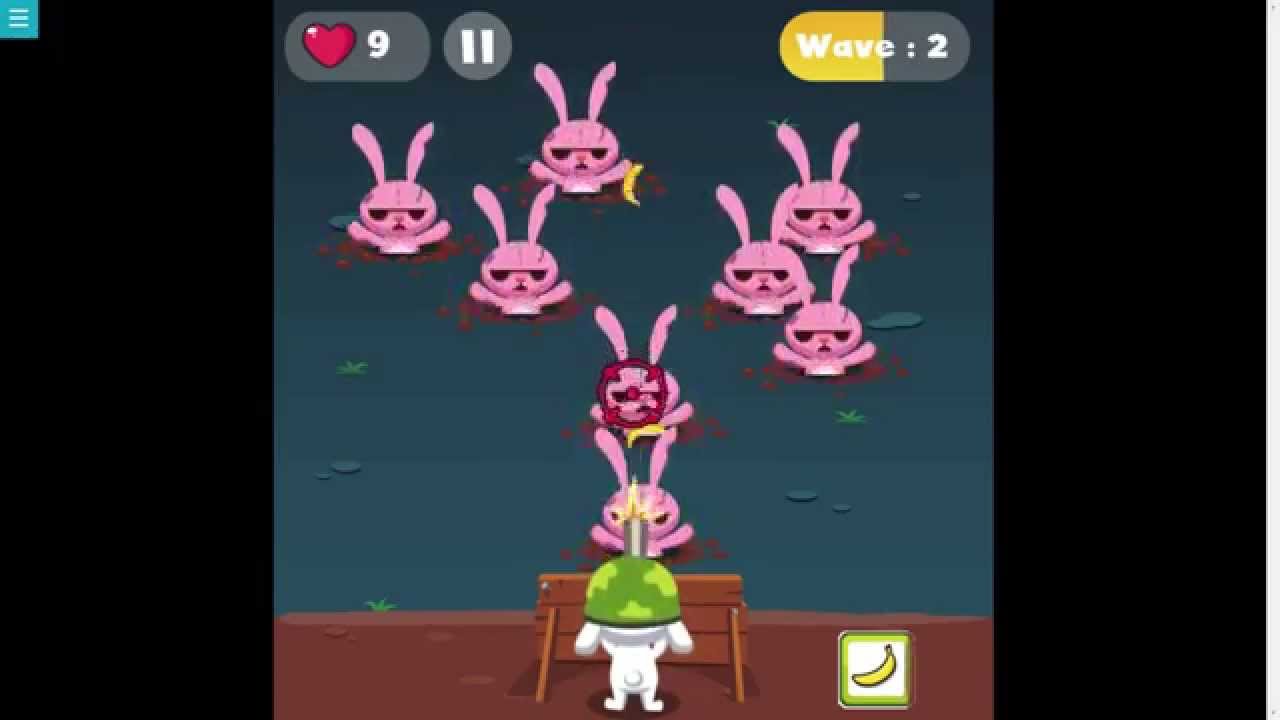 Rabbit Zombie Defense - YouTube