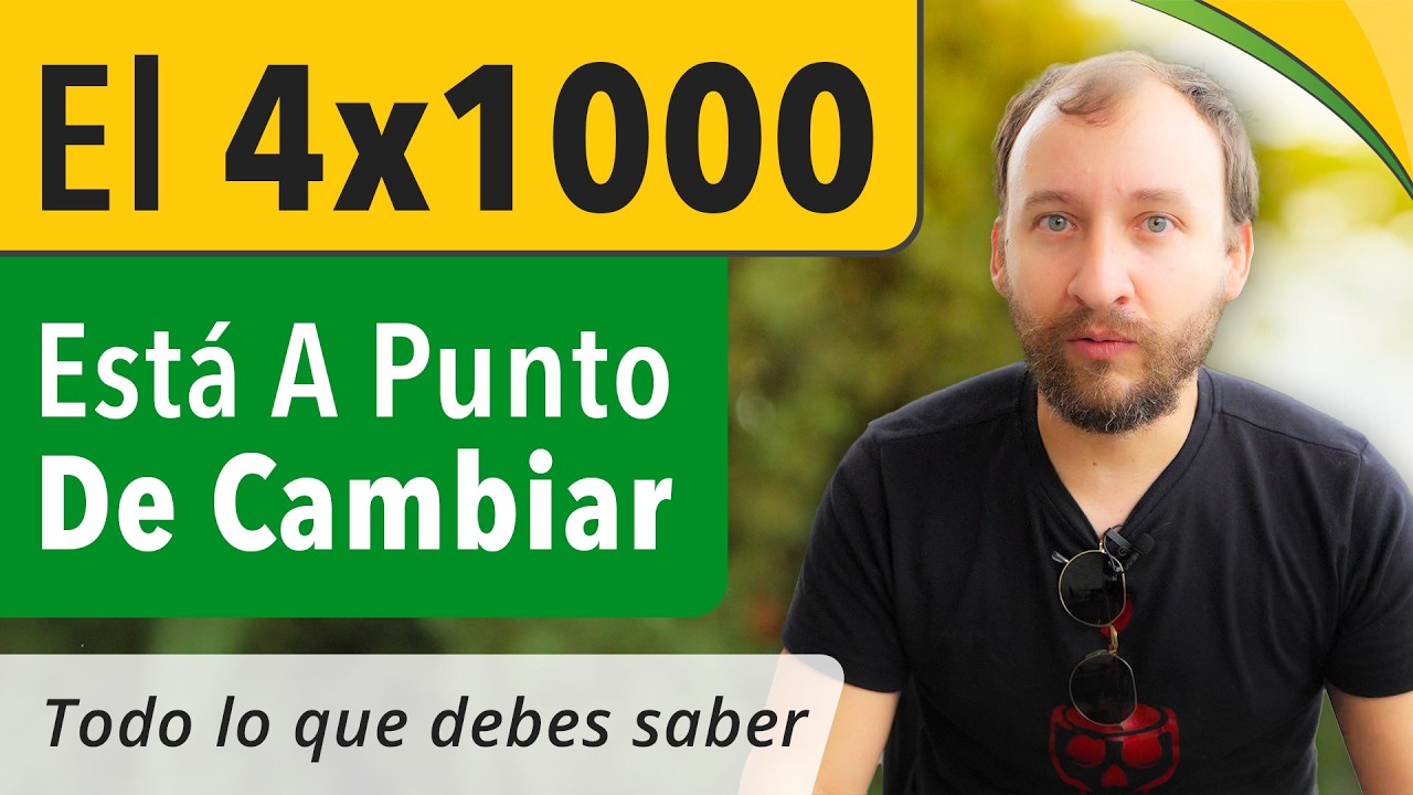El 4X1000 Está A Punto De Cambiar — Lo Que Debes Saber - YouTube