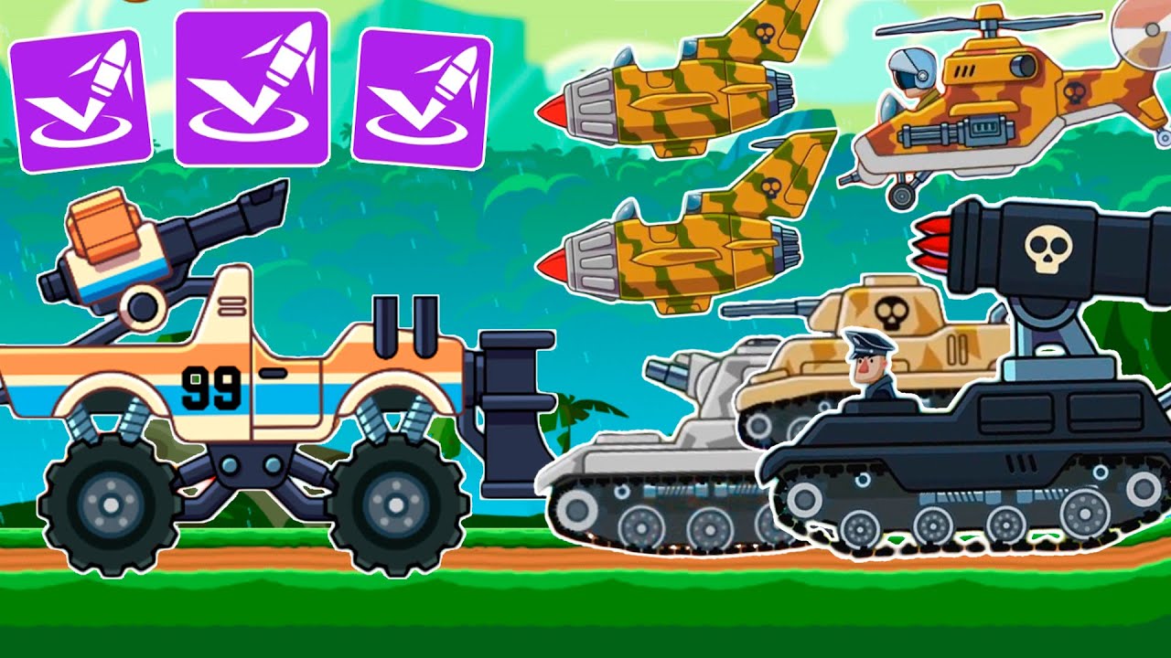 TANK DUNE And BOUNCY BULLET VS ALL TANKS In JUNGLE To NIGHTMARE Hills tank-dune-and-bouncy-bullet-vs-all-tanks-in-jungle-to-nightmare-hills