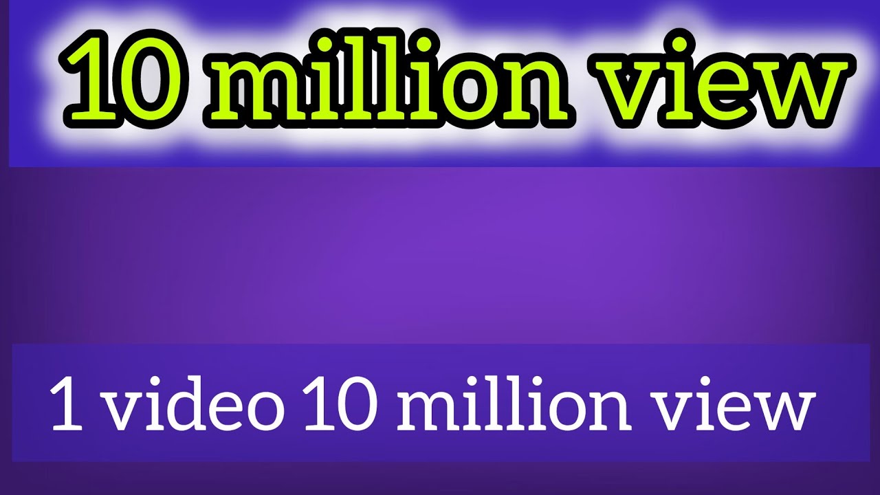 50 million views OMG 😱 - YouTube