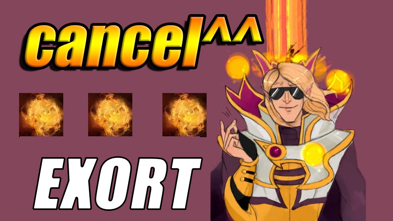 Dota 2 Cancel^^ Invoker: EXORT - YouTube