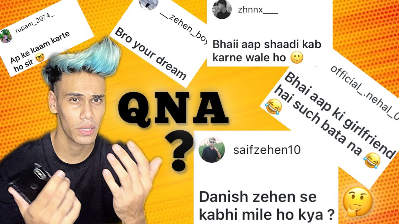 My First QNA 🤦🏻‍♂️|| I revealed my phone number 👀😲 || Aryan Zehen - YouTube