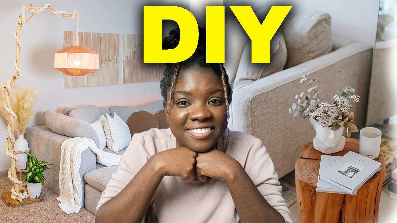 DIY Living Room Transformation - YouTube