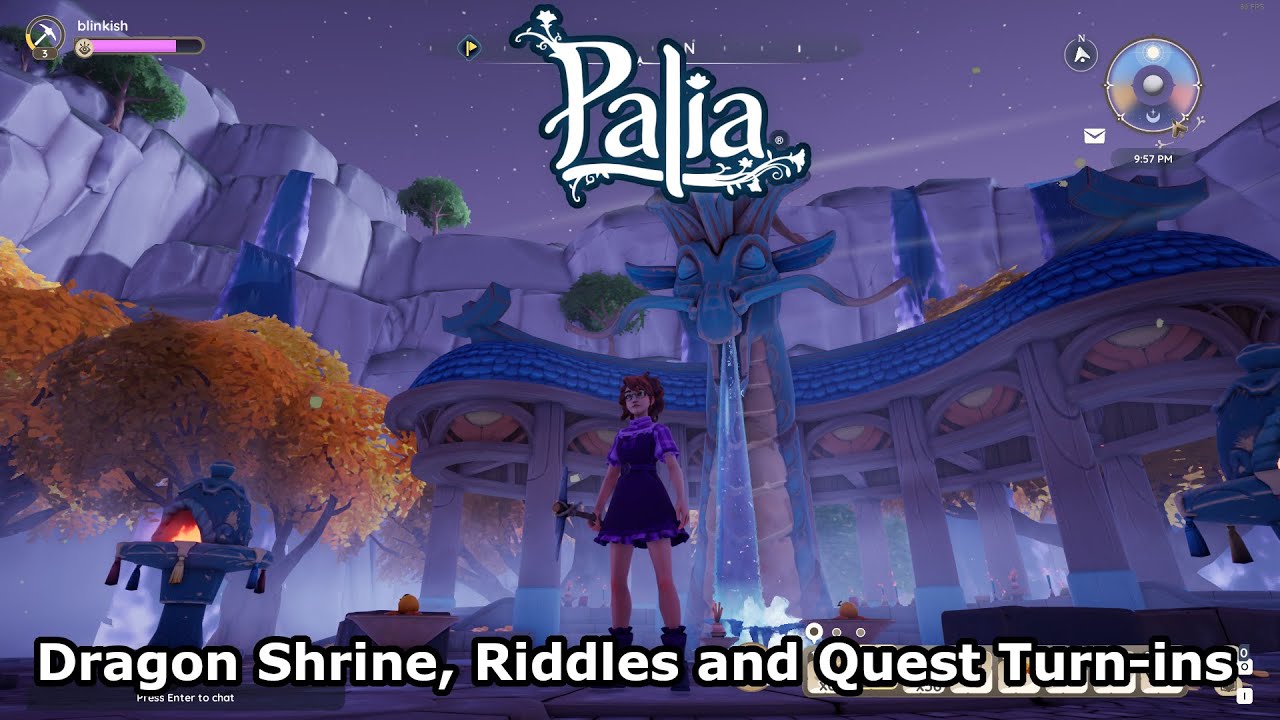 Dragon Shrine, Riddles and Quest Turn-ins | Palia Gameplay | Ep 4 - YouTube