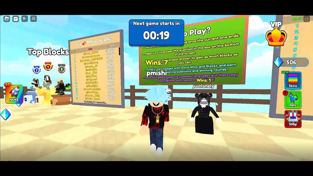 Roblox How to win Answer or Die - YouTube