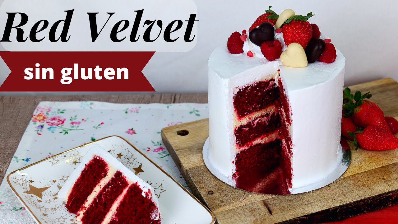 TARTA RED VELVET SIN GLUTEN | ️ + trucos y consejos para que quede ...