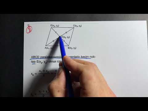 YKS AYT-TYT ve KPSS-DGS-ALES için mutlaka bilinmesi gereken Temel Analitik Geometri Formülleri.!