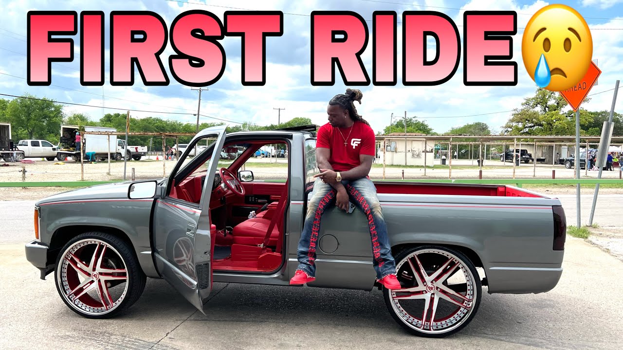 MY FIRST AND LAST RIDE ON THE HIGHWAY IN MY CUSTOM OBS TRUCK ON 26s ...