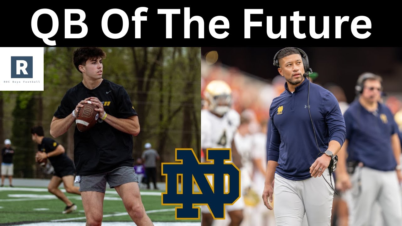 Teddy Jarrard Commits To Notre Dame | Future QB1? | Notre Dame Football ...