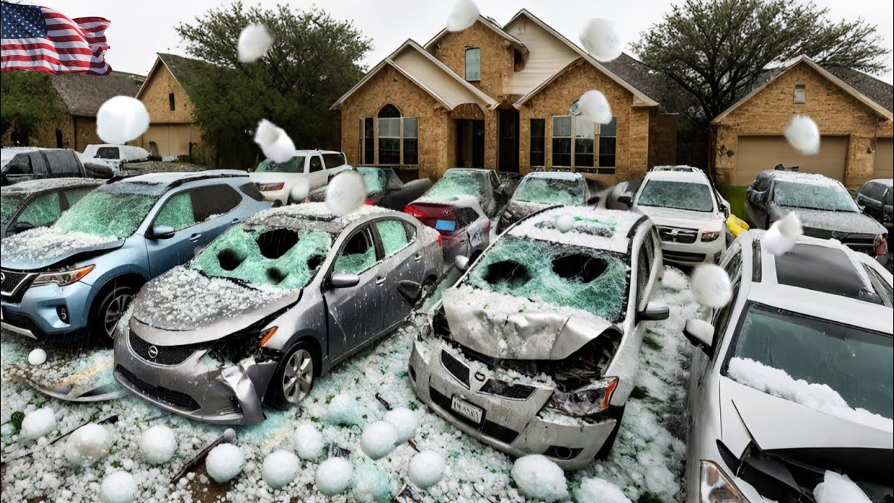 Natural Disasters Devastate the USA: Crazy Hail Storm Hits Austin ...