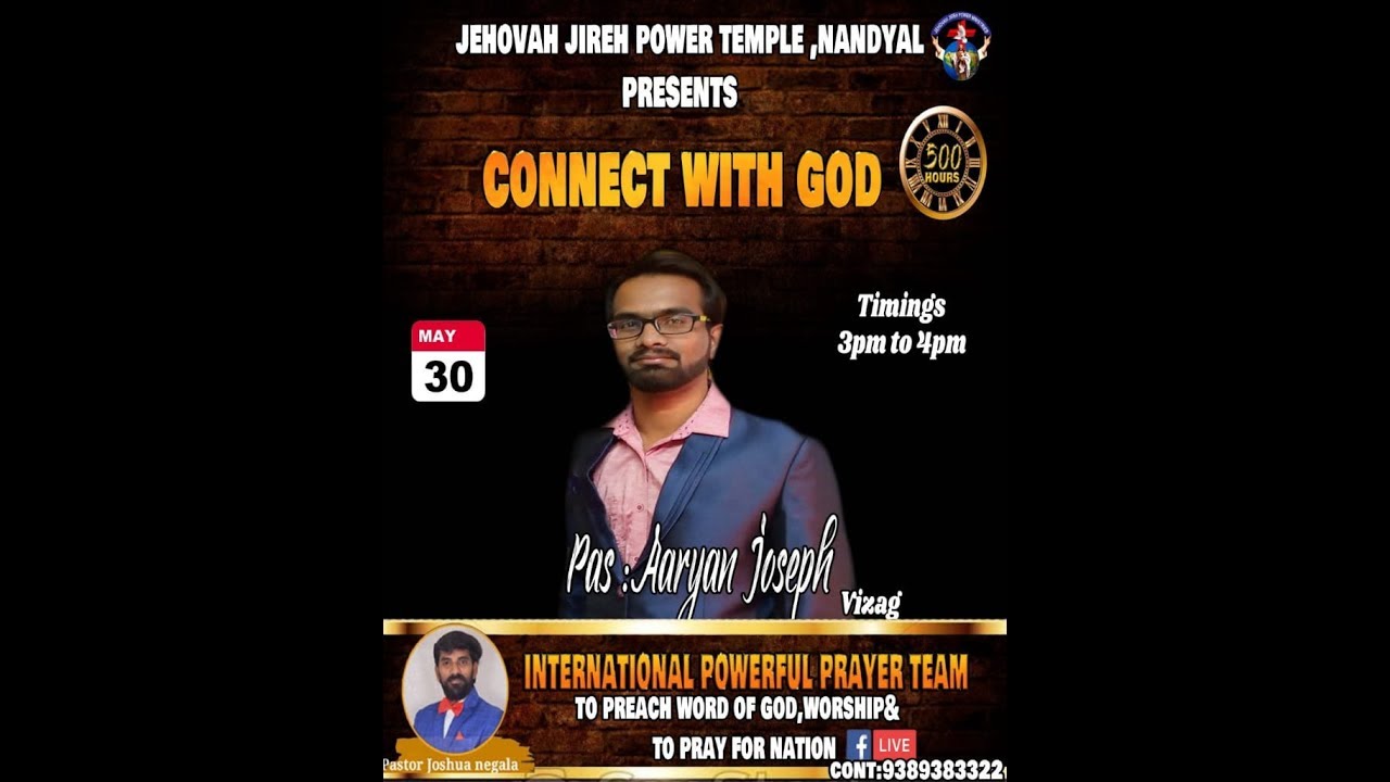 JSM MINISTRIES LIVE - CONNECT WITH GOD - INTERNATIONAL PRAYER POWER ...