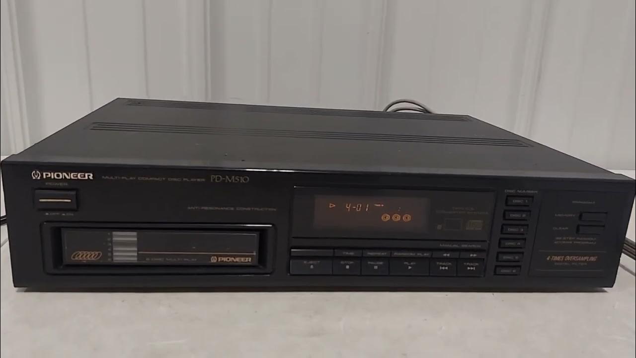 Pioneer PD-M510 6-Disc Multiplay CD Changer Compact Disc Player - YouTube