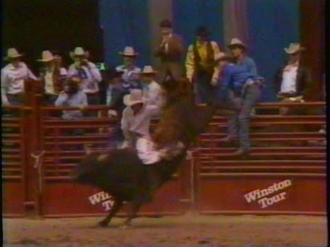 Bull Riding - 1985 Winston Tour Rodeo - Casper - YouTube
