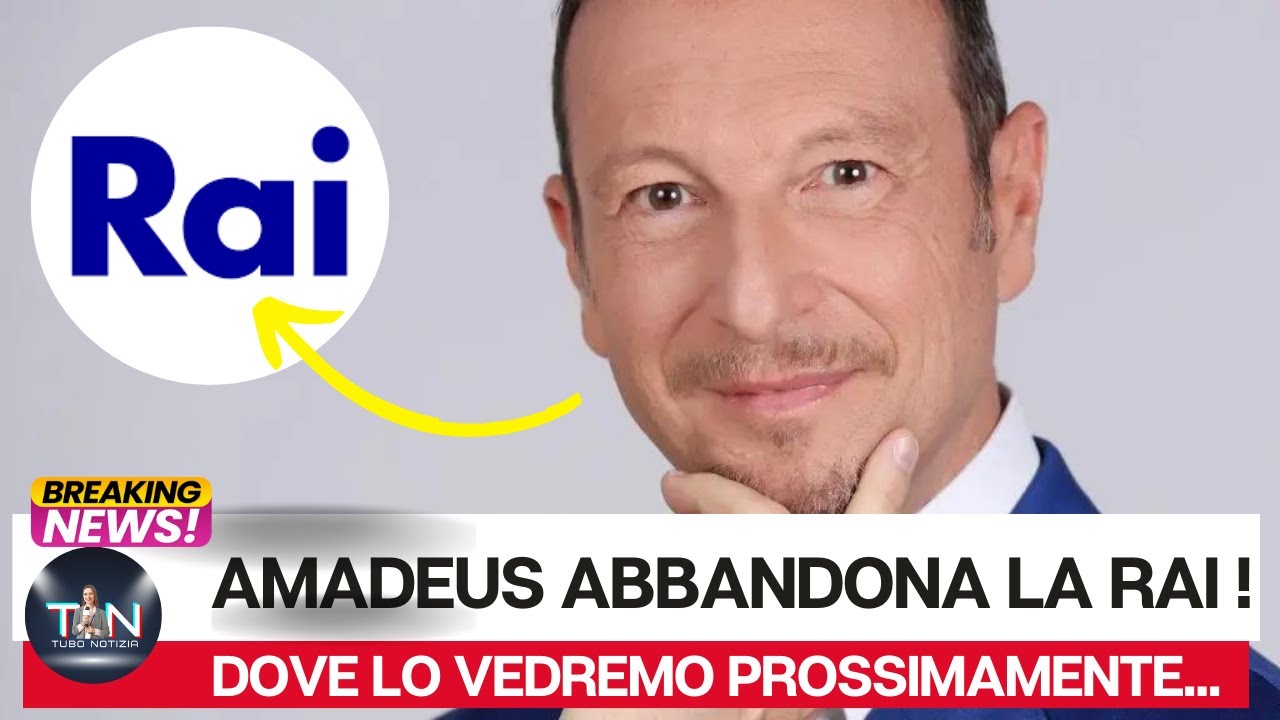 "Amadeus Lascia la Rai: Il Drammatico Addio del Presentatore più Amato ...