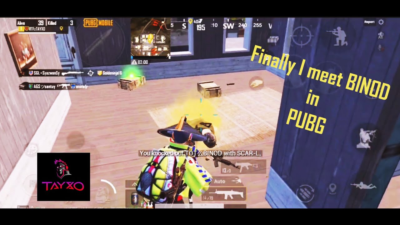 I meet BINOD in PUBG Mobile | PUBG Mobile gameplay | TAYXO - YouTube