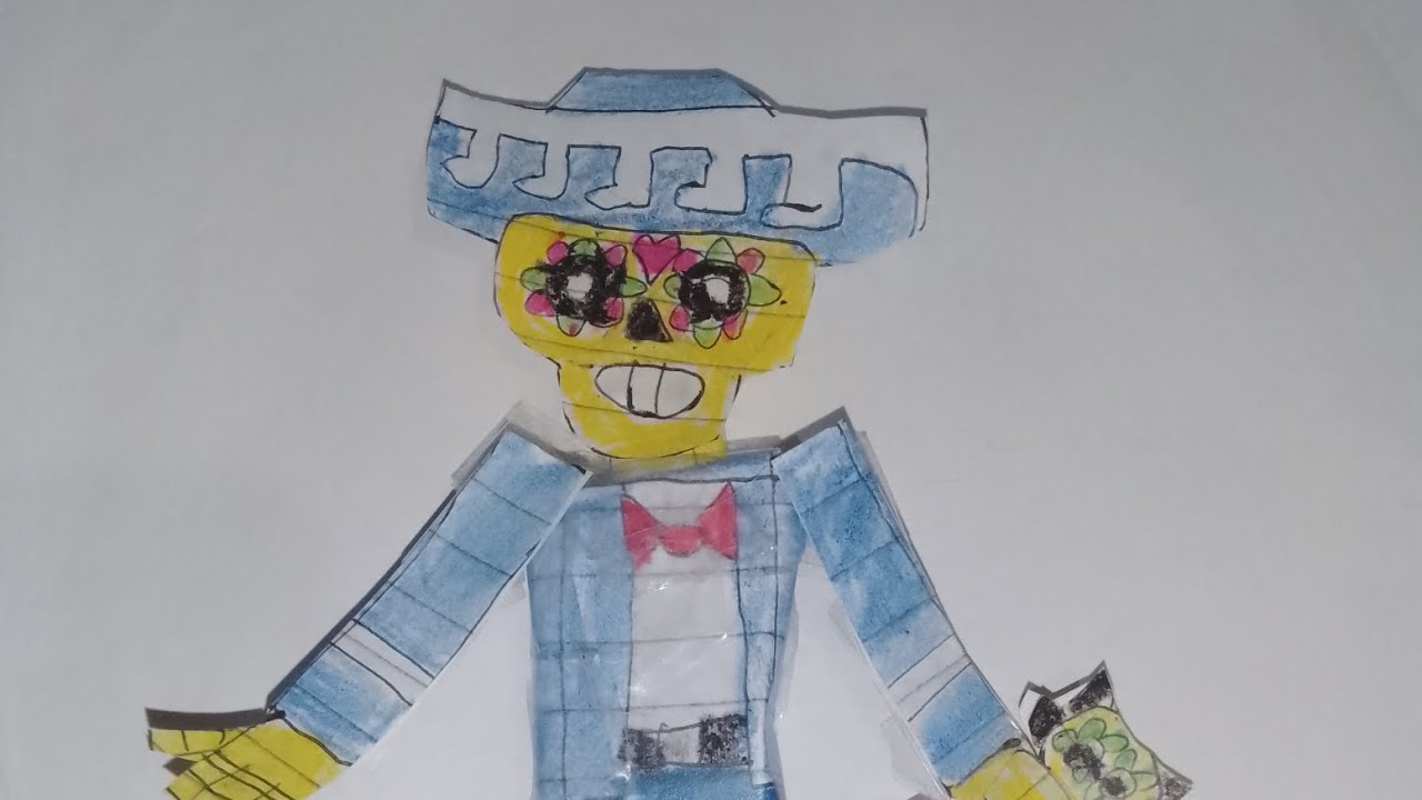 como fazer o poco do game Brawl Stars de paper toy - YouTube