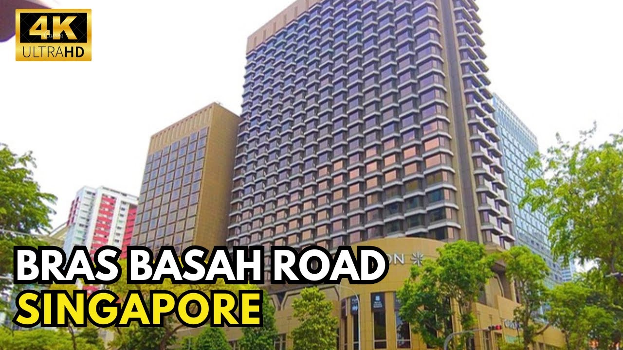 Bras Basah Road Tour | Raffles City~ Singapore Walking Tours [4K] - YouTube