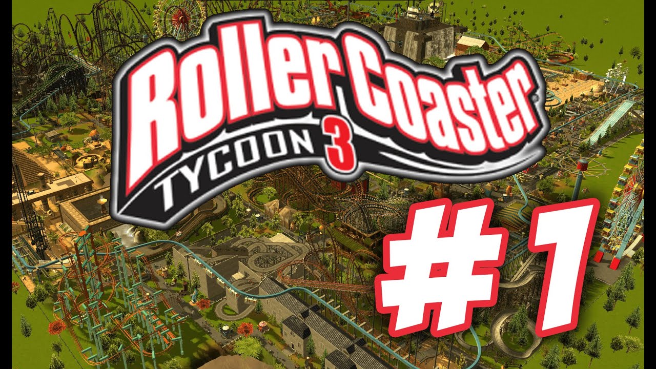 BEST AMUSEMENT PARK EVER!! - Roller Coaster Tycoon #1 - YouTube