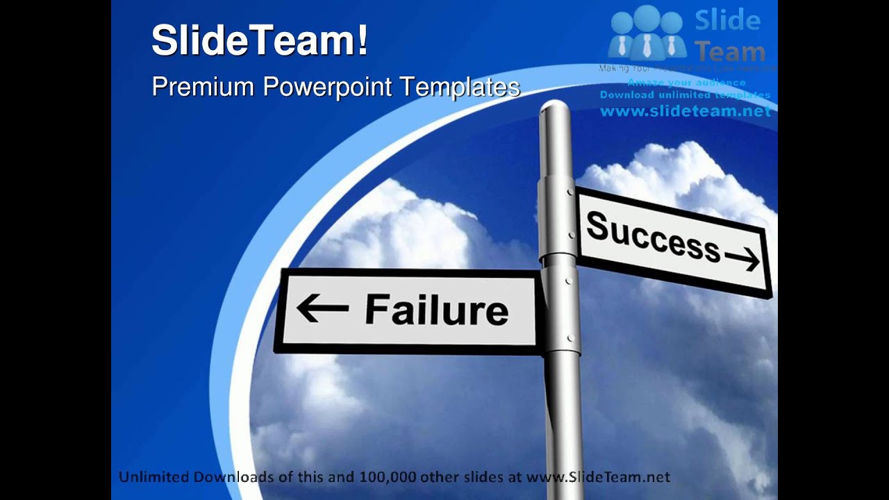 Success And Failure Business PowerPoint Templates Themes And ...