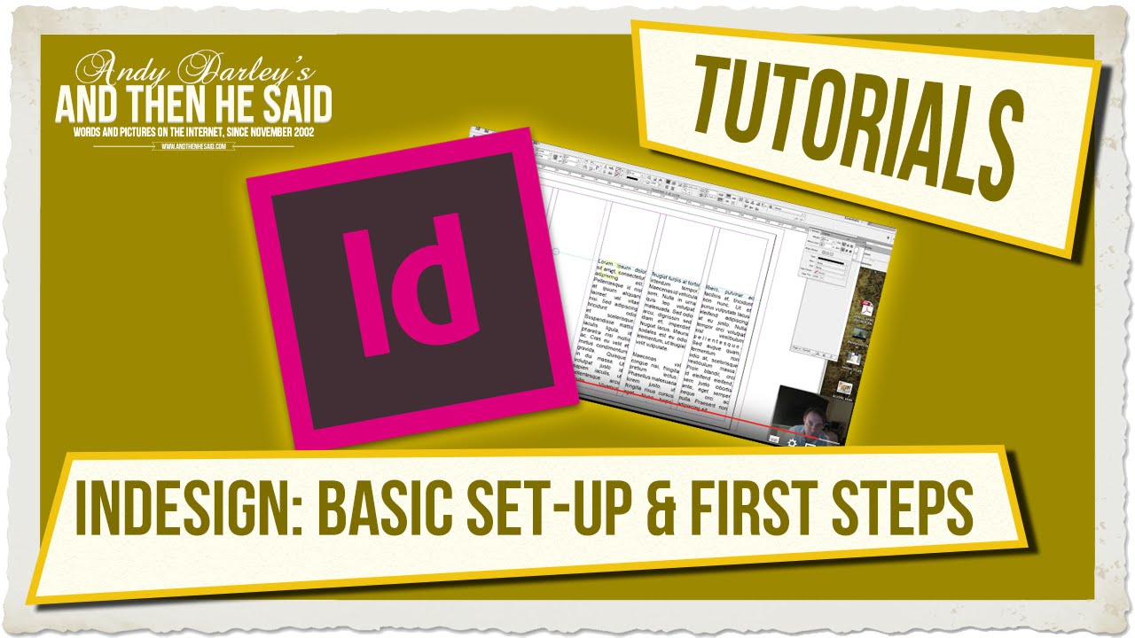 indesign tutorial - YouTube