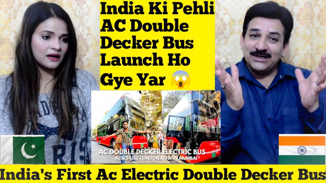 INDIA'S FIRST AC DOUBLE DECKER ELECTRIC BUS IN MUMBAI 😲 | - YouTube
