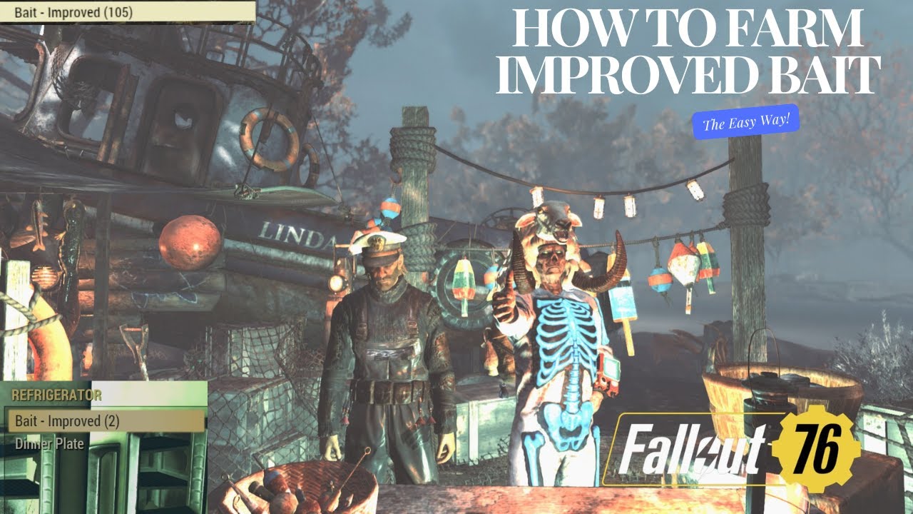 How to Get UNLIMITED Improved Bait in Fallout 76 (No Atomic Shop Needed ...