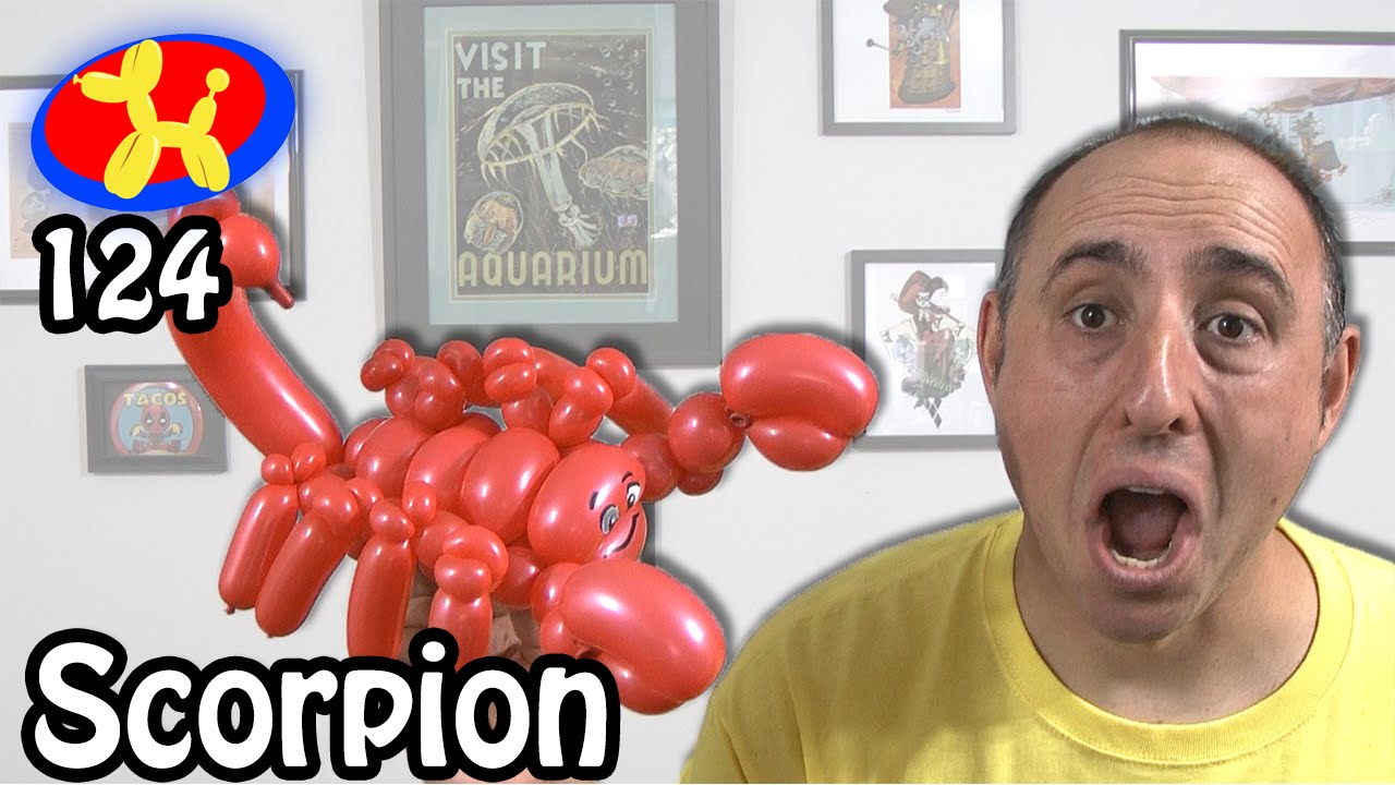 Scorpion - Balloon Animal Lessons #124 - YouTube