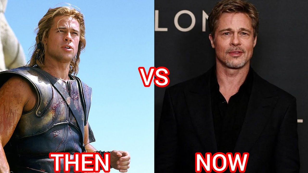 Troy 2004 Cast : Then and Now 2025 / Brad Pitt - YouTube