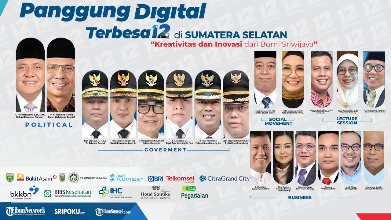 🔴PANGGUNG DIGITAL TERBESAR | 12 TAHUN TRIBUN SUMSEL - YouTube