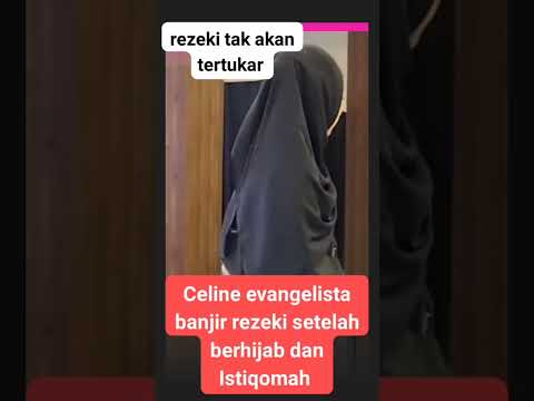 Celine evangelista mantap berjilbab