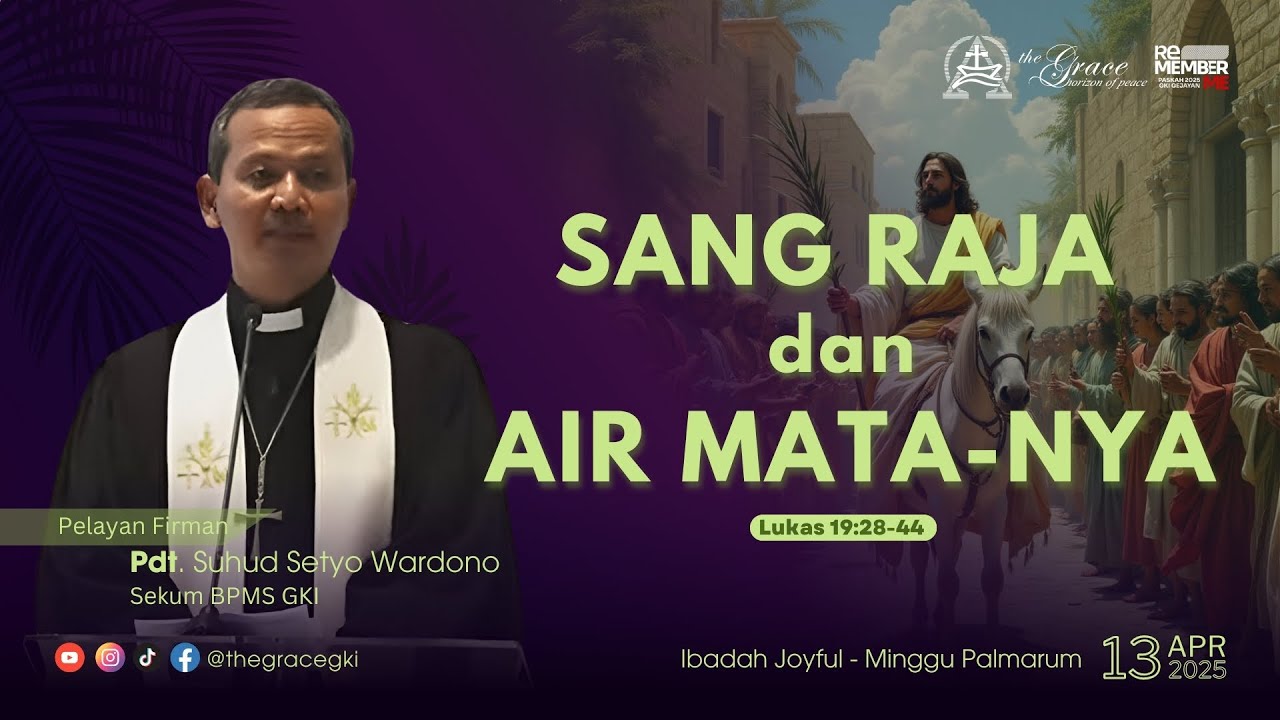 IBADAH JOYFUL | 13 April 2025 - 18.00 WIB | Pdt. Suhud Setyo Wardono (Sekum BPMS GKI) - YouTube