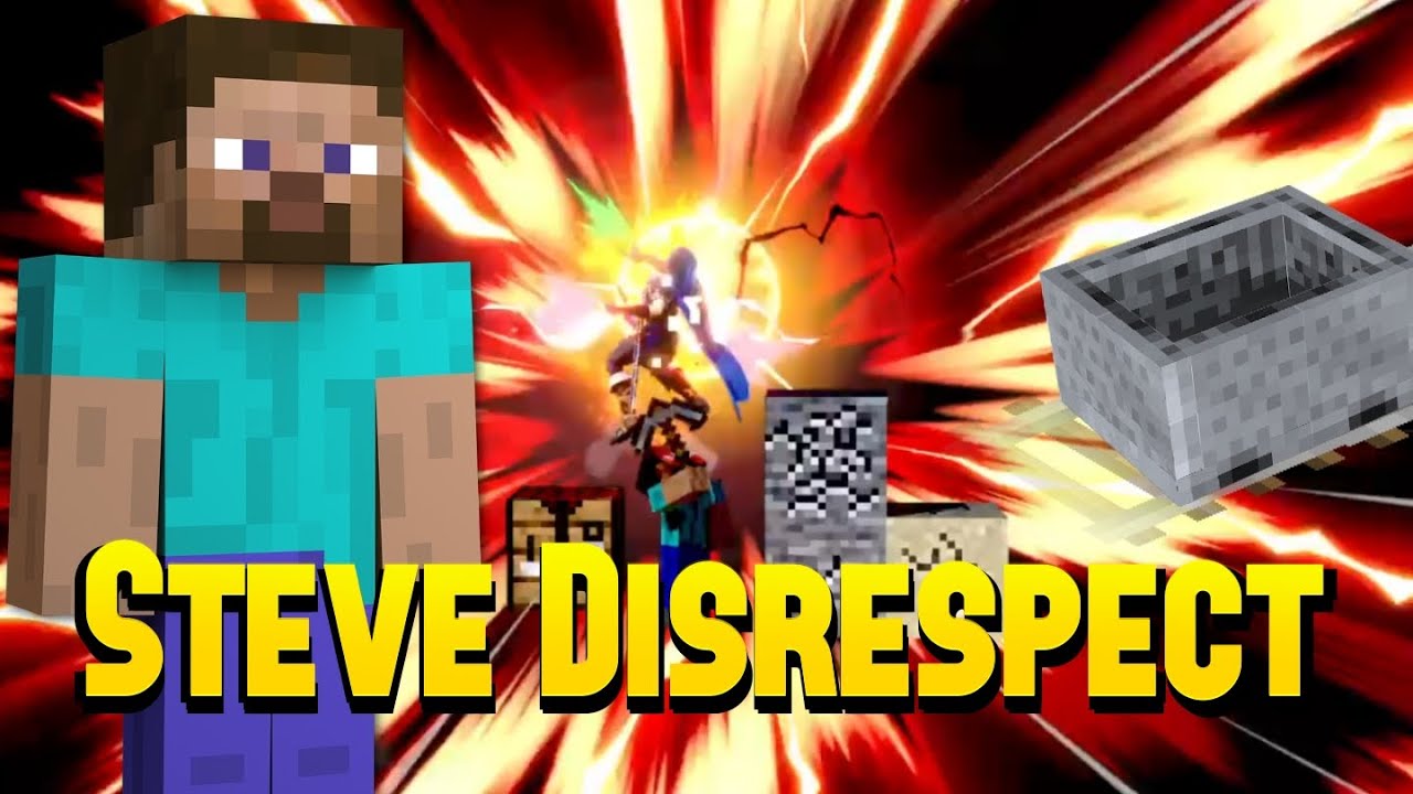 STEVE LEDGE TRAPS AND MINECART SPIKES ((Super Smash Bros. Ultimate Steve Montage)) - YouTube