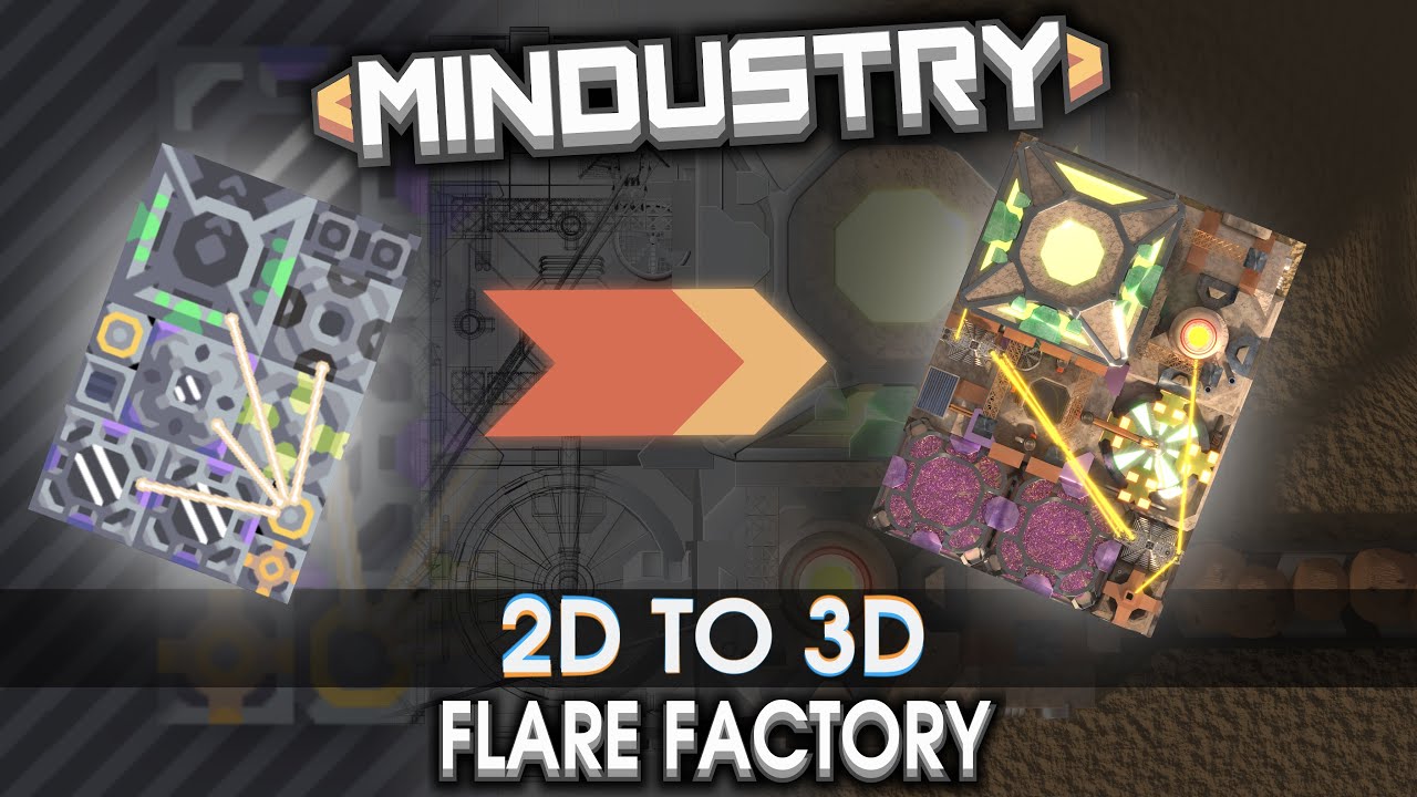 Mindustry 3D modeling timelapse : Flare Factory - YouTube