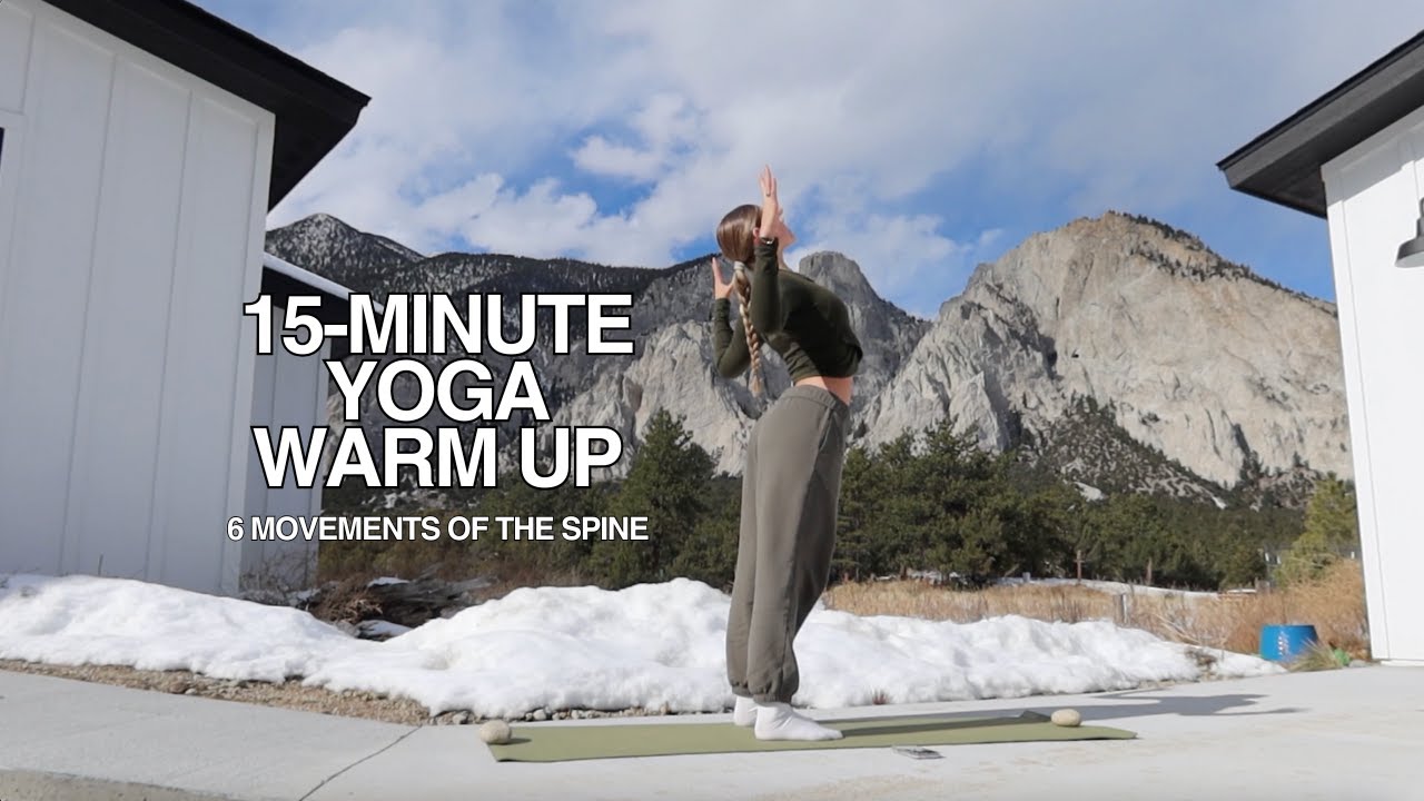 15-Minute Yoga Warm Up - 6 Movements of The Spine - Gentle Yoga Class ...