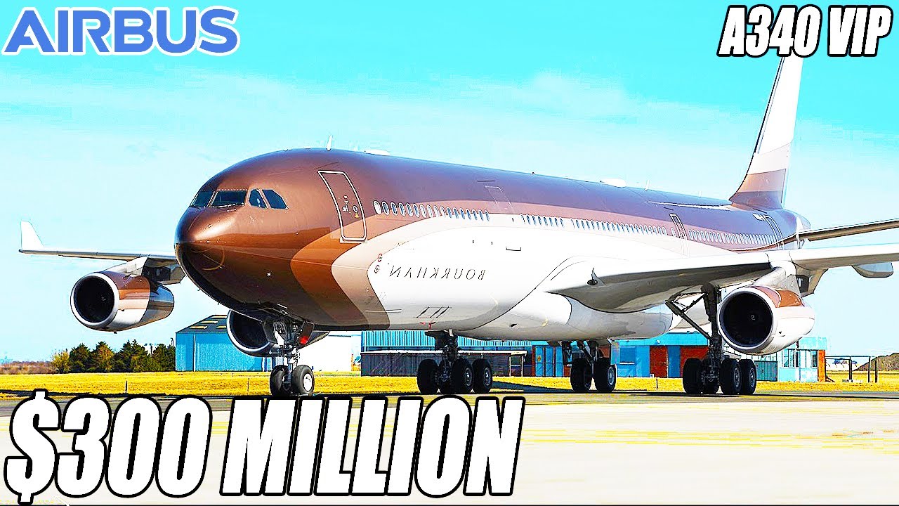 Inside The $300 Million Airbus A340 Private Jet - YouTube