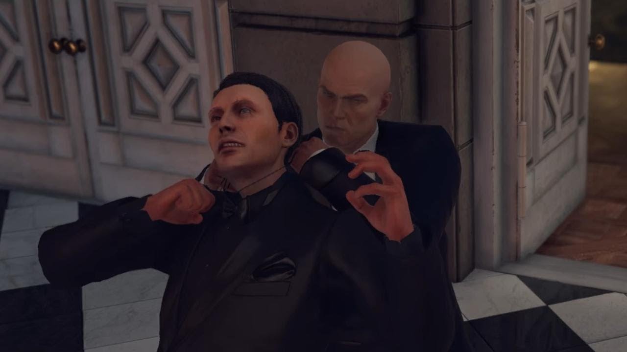 HITMAN 3 - The Banker (elusive target arcade) default loadout - YouTube