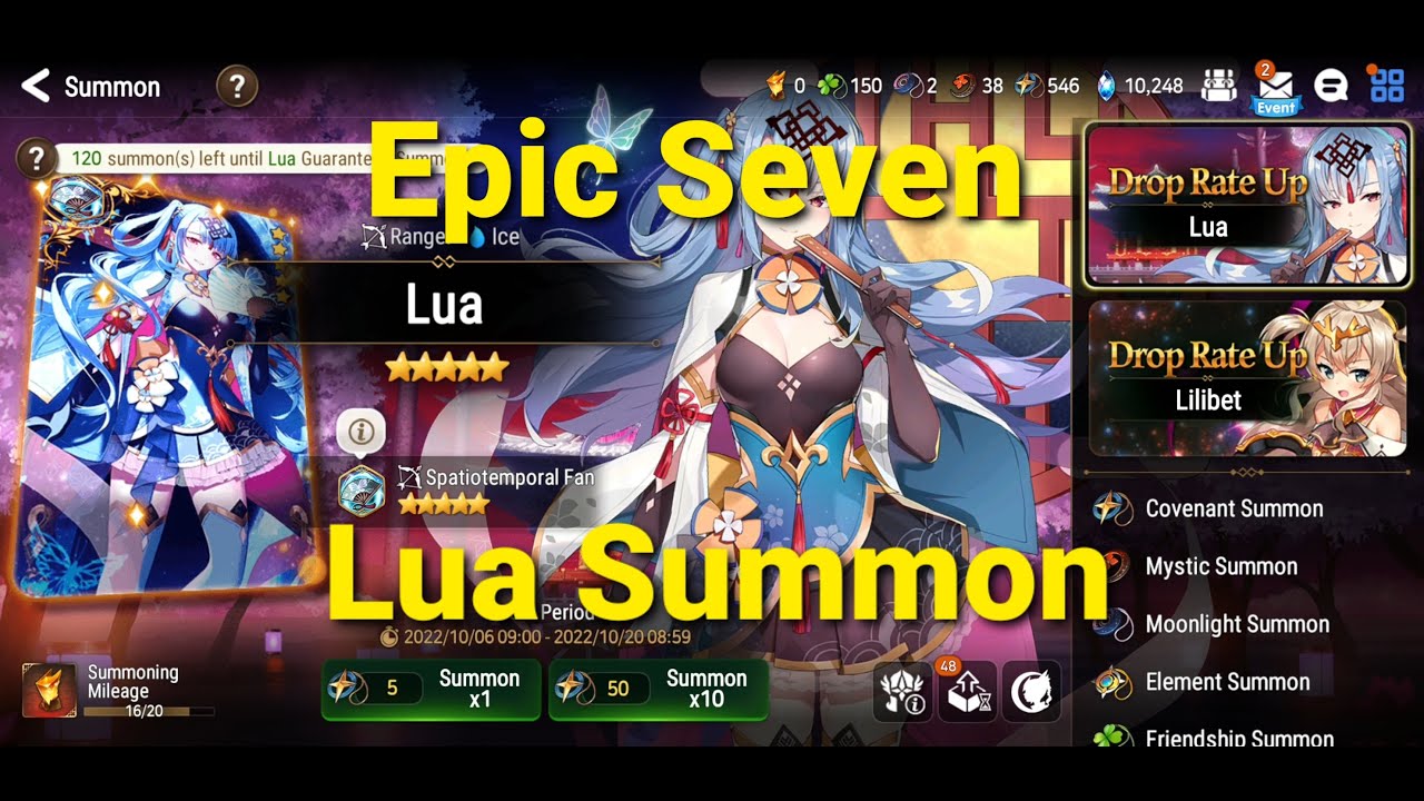 Epic Seven Lua Summon - YouTube