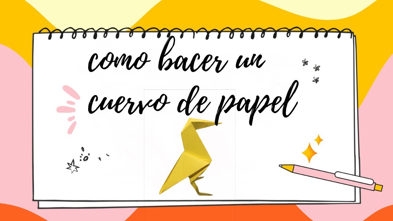 Origami / Cuervo de Papel / Paso a Paso / #7 - YouTube