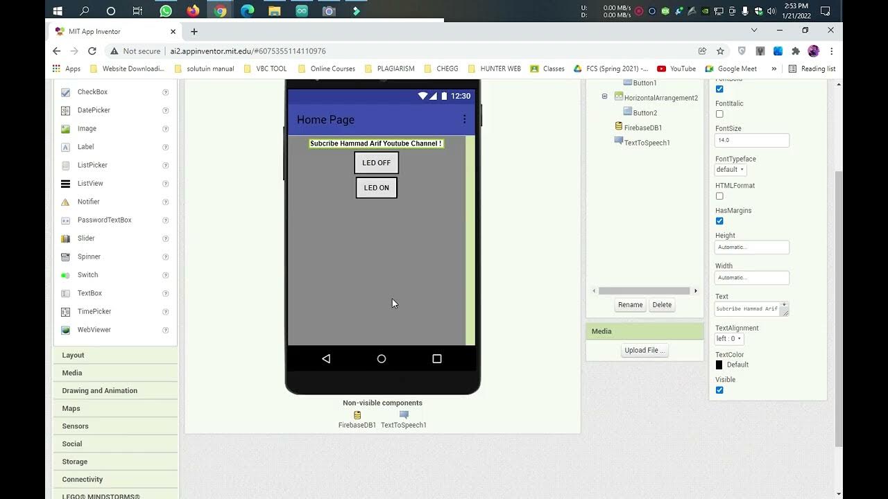 ESP32 | FIREBASE | MIT APP INVENTOR | Project Demonstration - YouTube