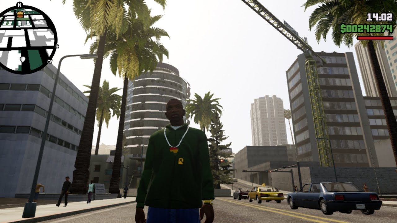 GTA SAN ANDREAS - DEFINITIVE VERSI ROCKSTAR - SHORT GAMEPLAY - (MAX ...