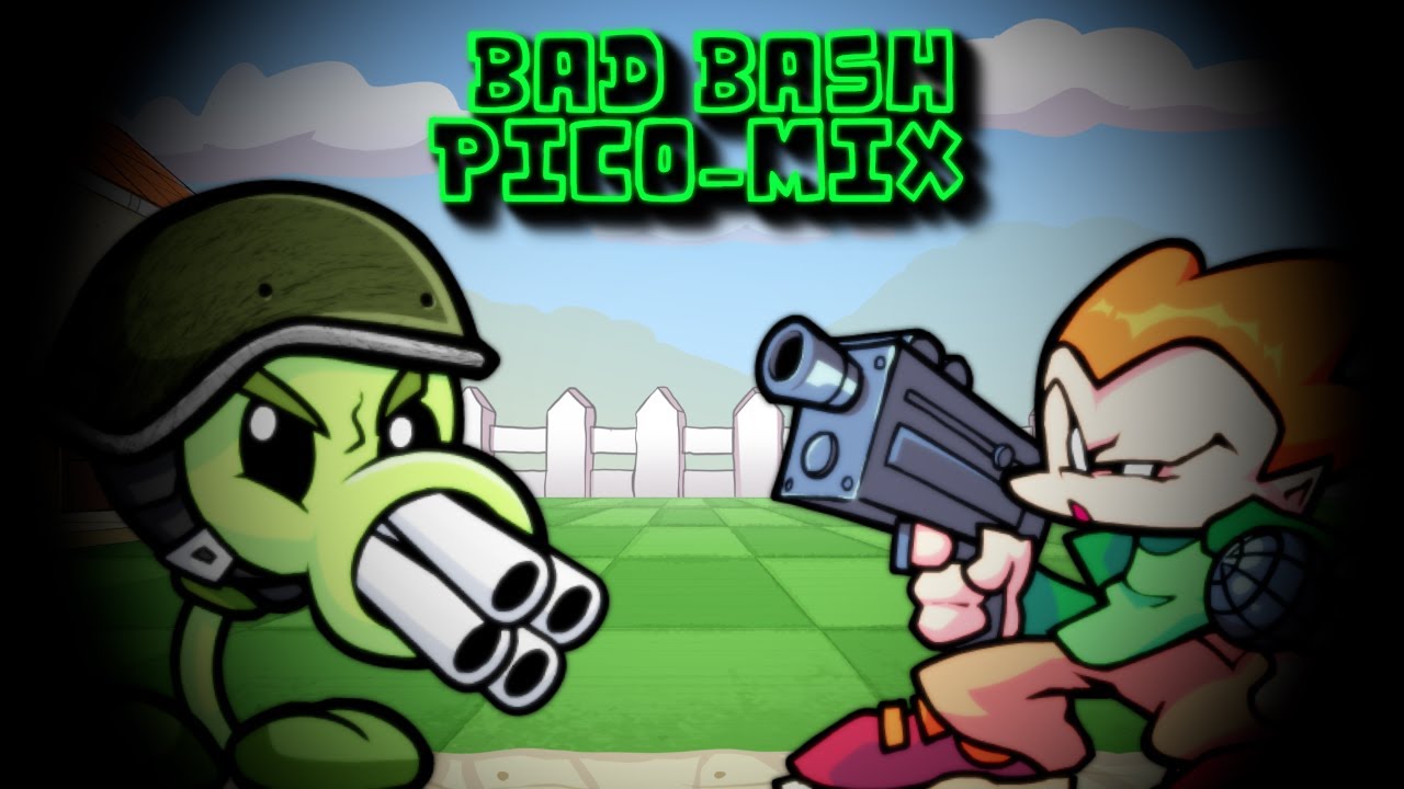 [FNF] Bad Bash Pico Mix Playable Chart - YouTube