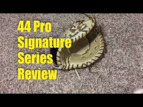 44 Pro Signature Series First Base Mitt Review - YouTube
