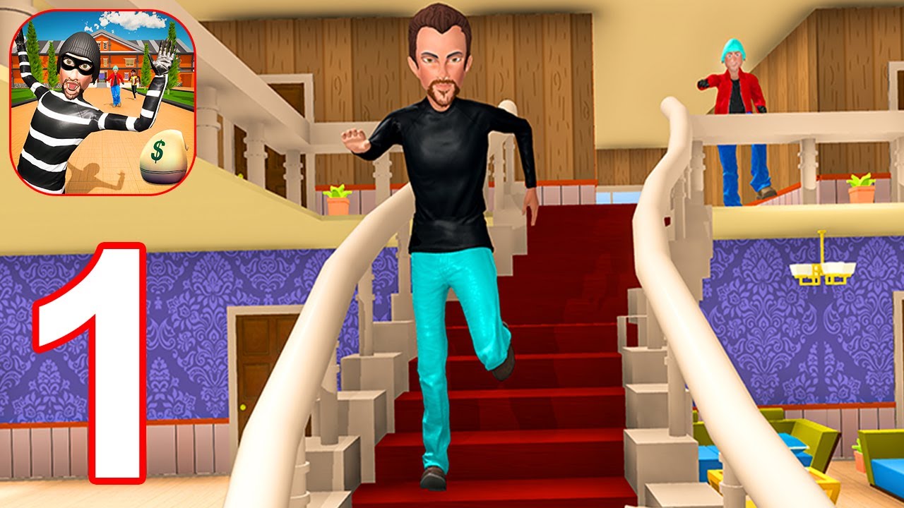 Scary Robber House Pranks: 3d Thief Games - Gameplay Walkthrough Part 1 ...