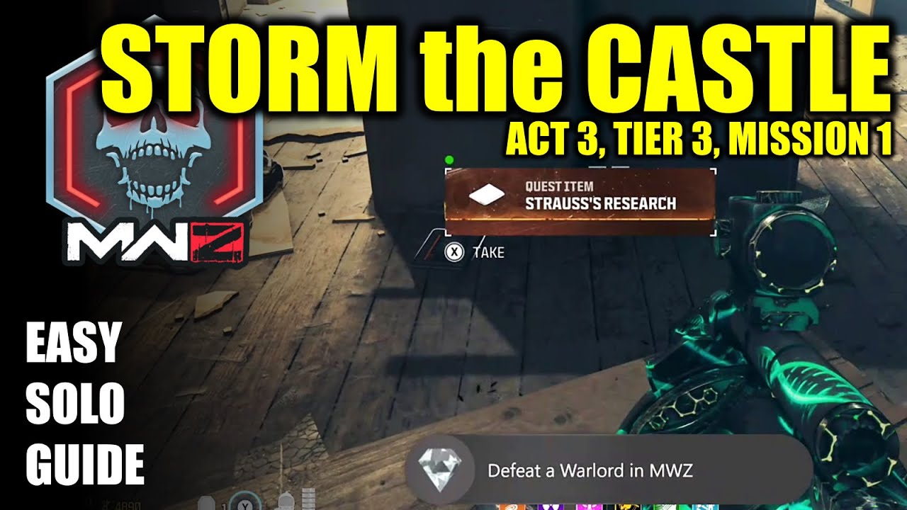 COD MW3 Zombies, Storm the Castle Solo mission guide (Act 3, Tier 3 ...