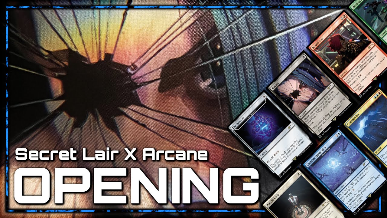 Secret Lair X Arcane Opening | Magic the Gathering - YouTube