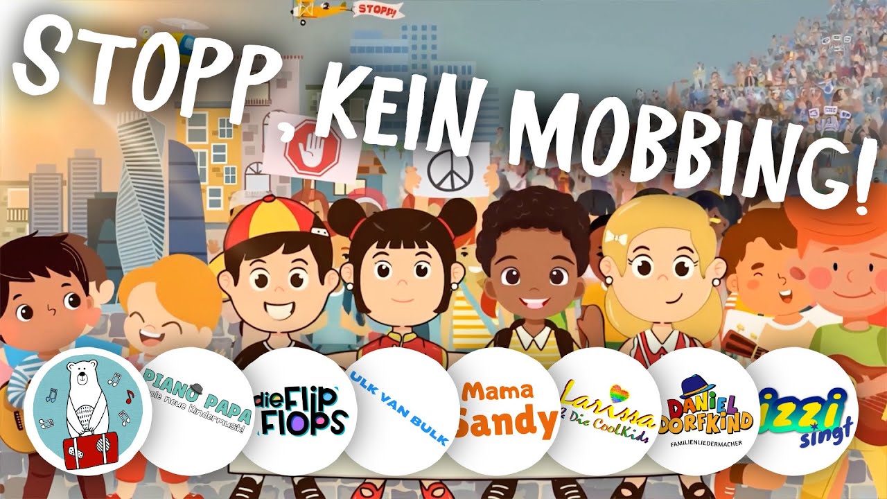STOPP, KEIN MOBBING 🎵 SING MIT 👉 Untertitel anschalten /Anti Mobbing ...