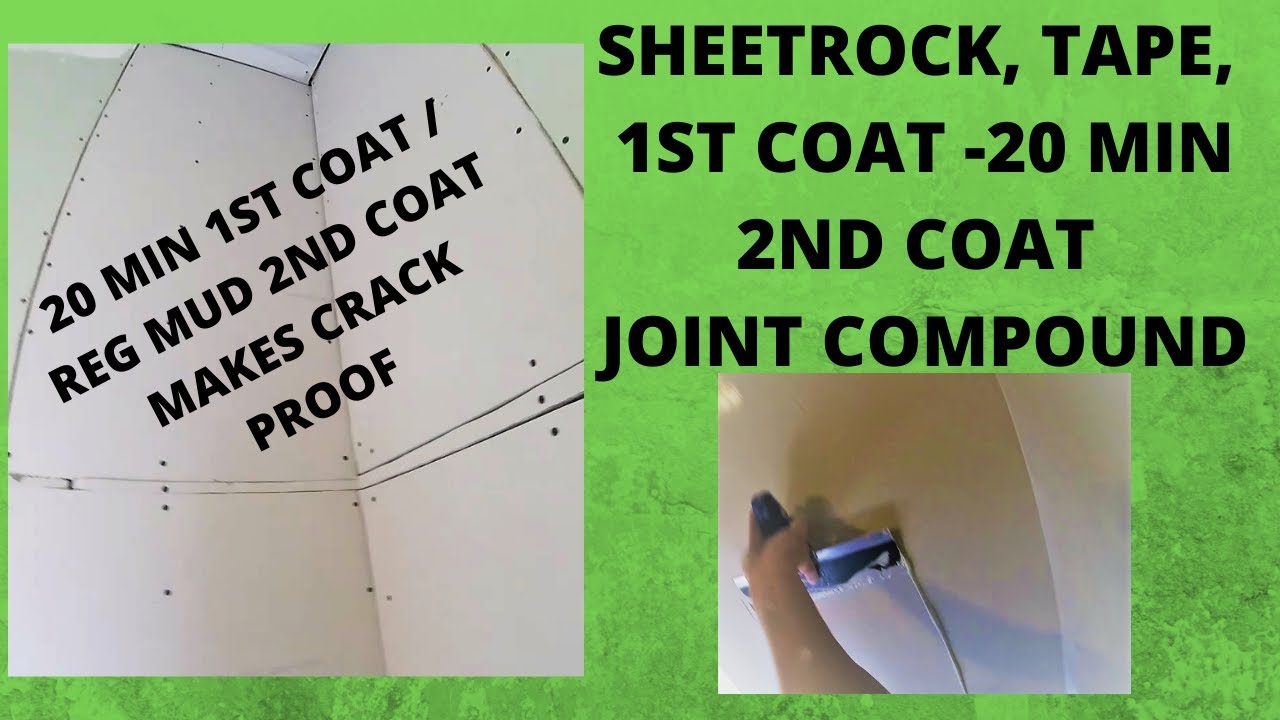 Sheetrock wall patching process how to sheetrock water damage wall and ...