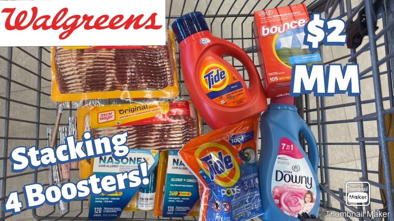 Walgreens Haul - Stacking 4 Boosters! - Week Of 4/2-4/8/23 - YouTube