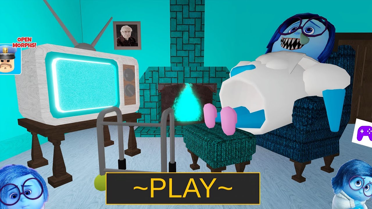 SO AMAZING 🌟 INSIDE OUT 2 GRUMPY GRAN (SADNESS) SCARY OBBY ROBLOX FULL ...